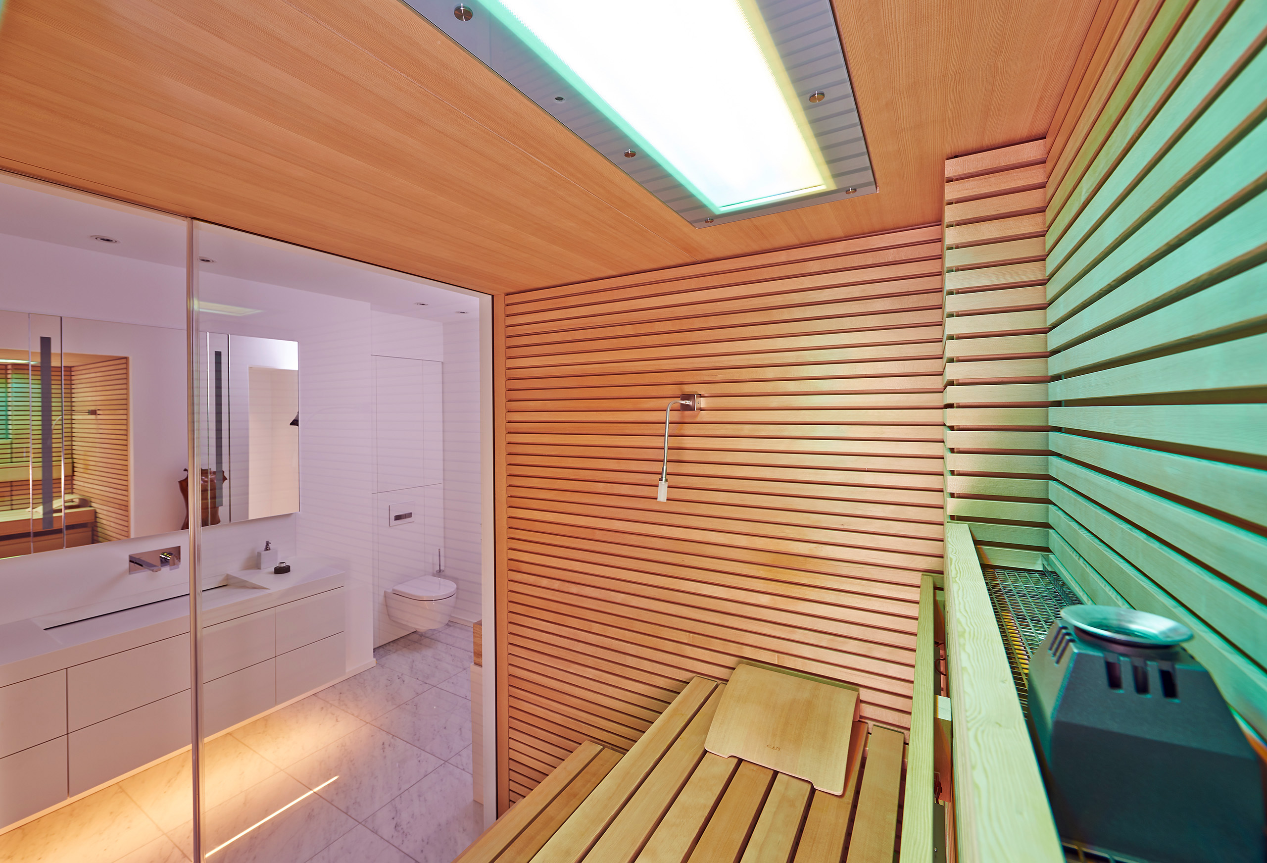 KLAFS - PURE sauna in extravagant penthouse apartment - KLAFS